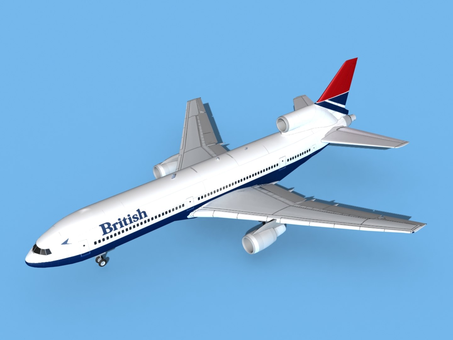 Lockheed L-1011-10 3D Model - TurboSquid 1488865