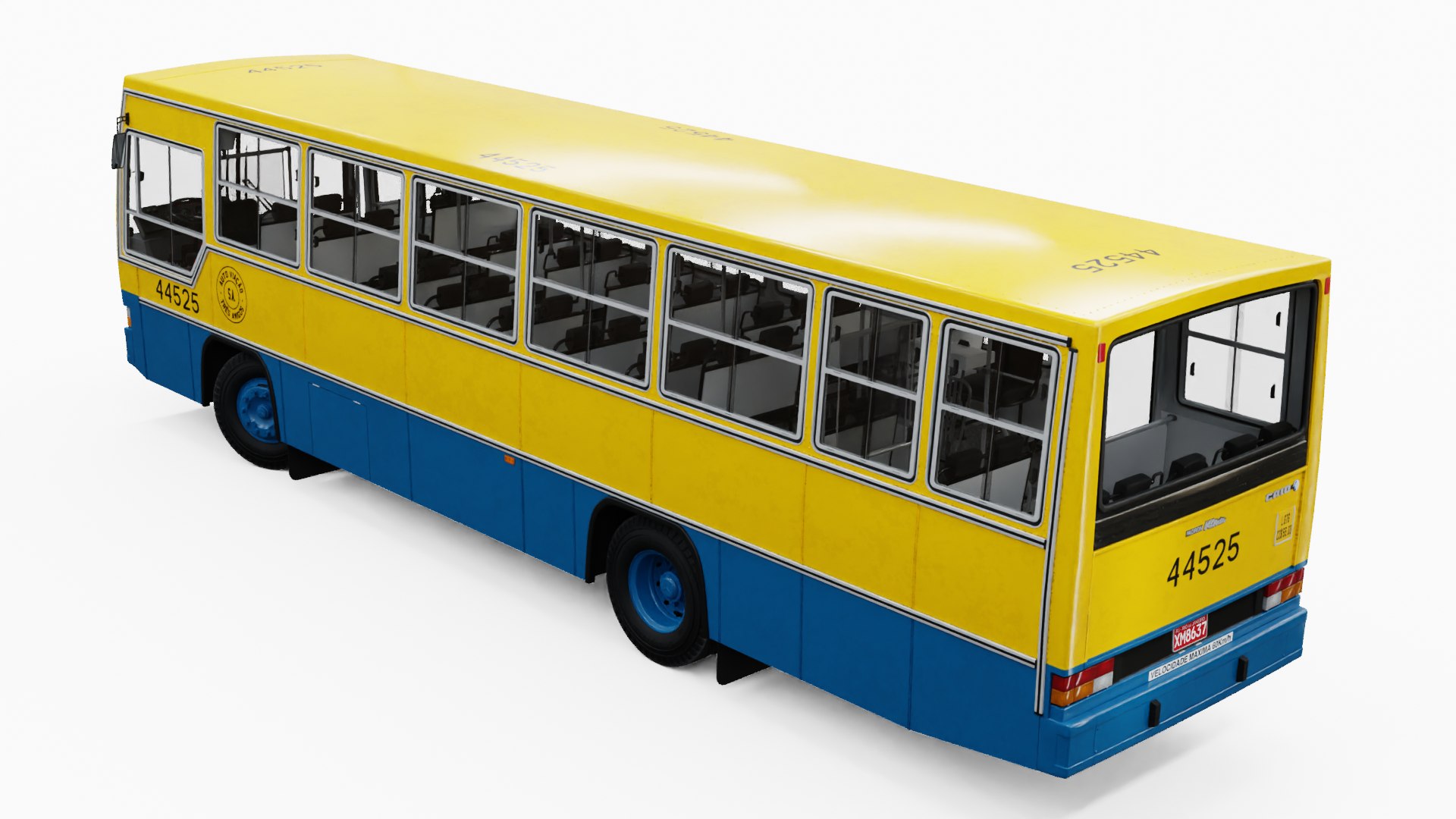 1988 Caio Padron Vitoria Short Tres Amigos MB OF-1313 3D model - TurboSquid 2096507