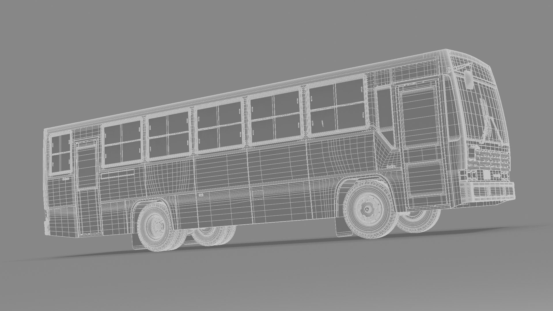 1988 Caio Padron Vitoria Short Tres Amigos MB OF-1313 3D model - TurboSquid 2096507