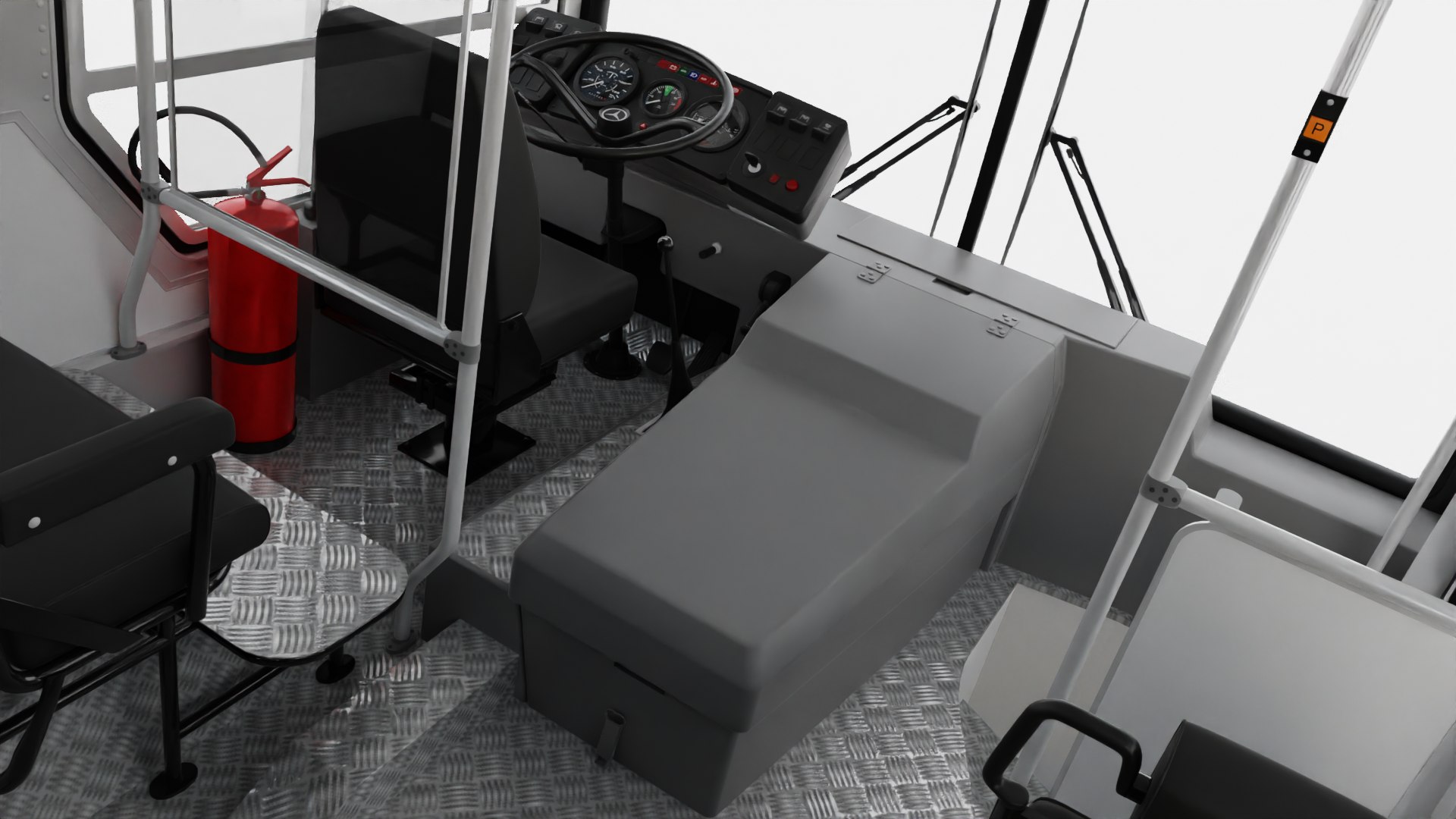 1988 Caio Padron Vitoria Short Tres Amigos MB OF-1313 3D model - TurboSquid 2096507