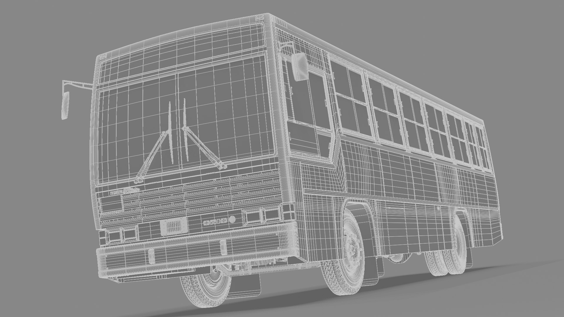 1988 Caio Padron Vitoria Short Tres Amigos MB OF-1313 3D model - TurboSquid 2096507