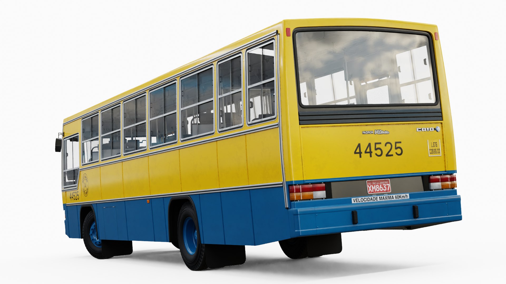 1988 Caio Padron Vitoria Short Tres Amigos MB OF-1313 3D model - TurboSquid 2096507