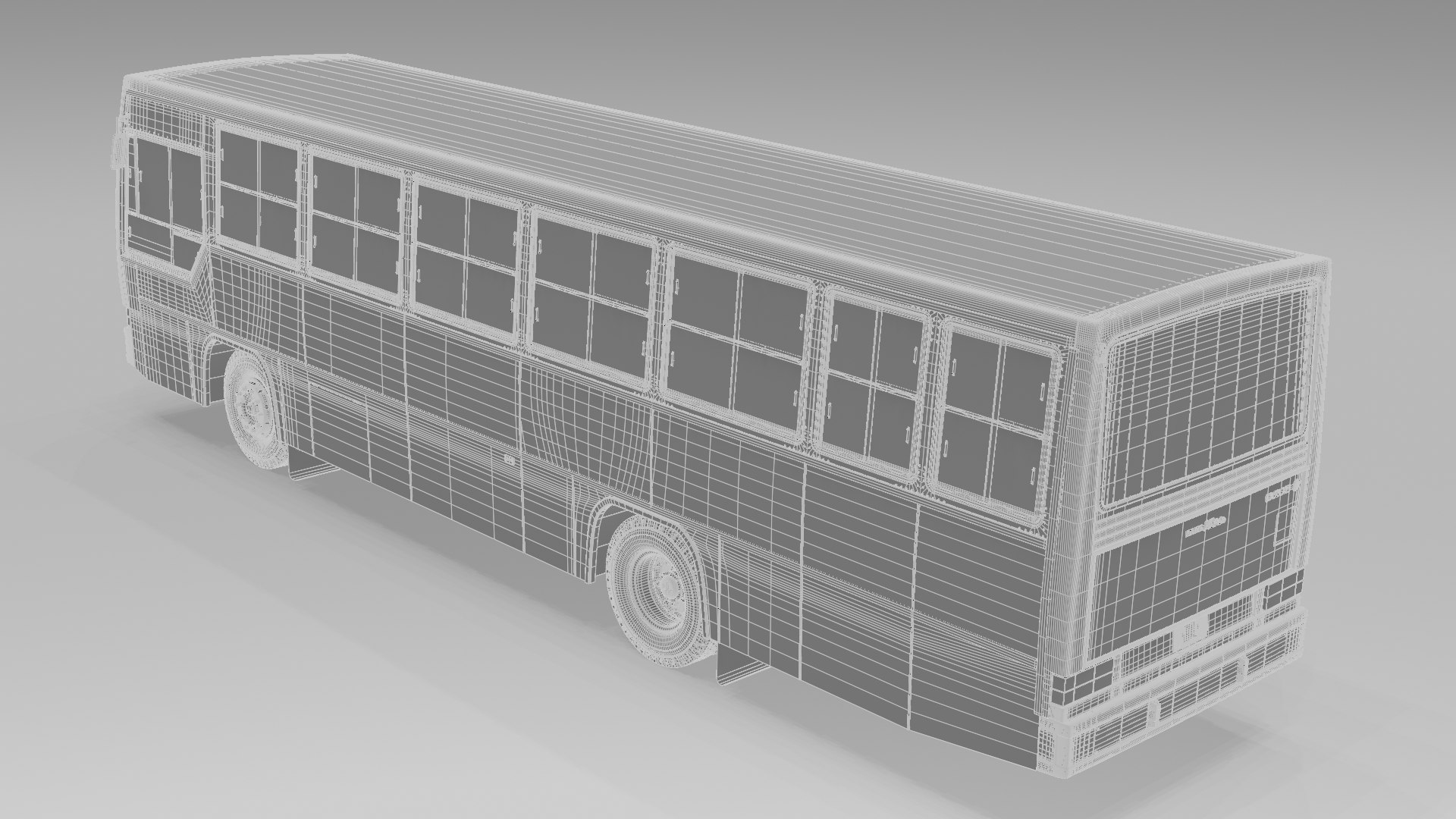 1988 Caio Padron Vitoria Short Tres Amigos MB OF-1313 3D model - TurboSquid 2096507