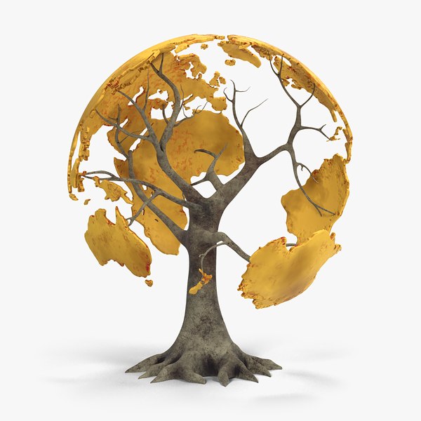 Tree globe 3D - TurboSquid 1666513