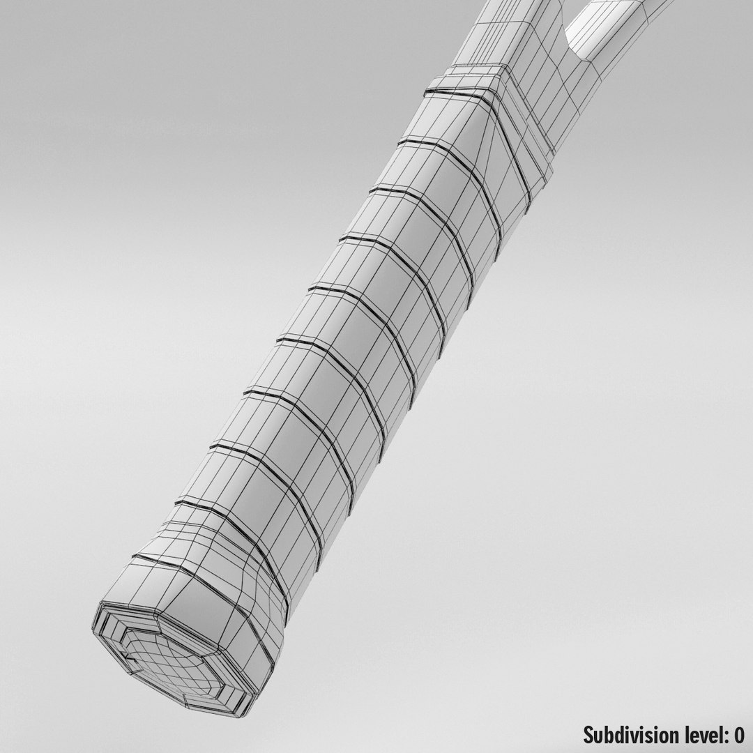 Generic Tennis Racket Vector 3D Model | 1147914 | TurboSquid