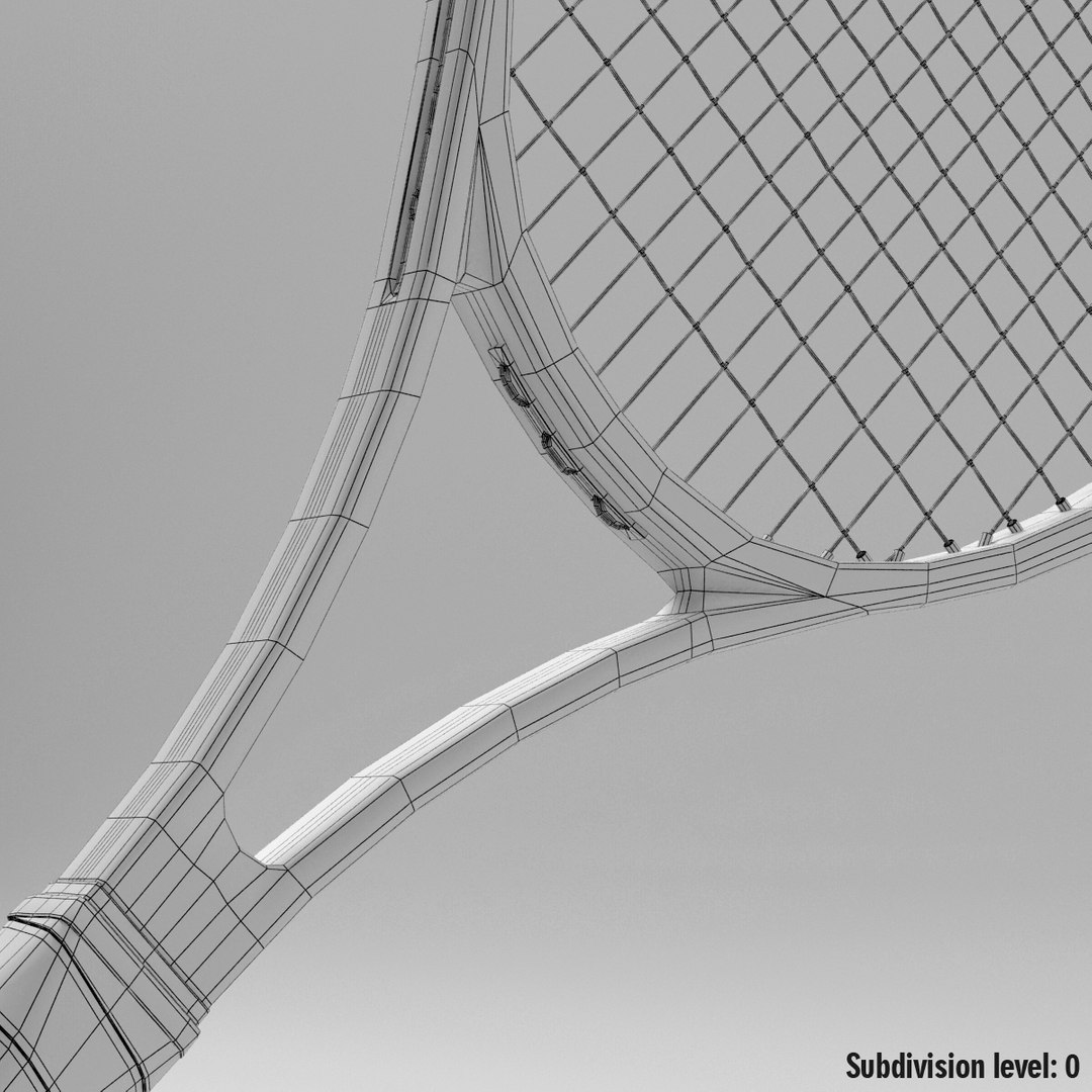 Generic Tennis Racket Vector 3D Model | 1147914 | TurboSquid