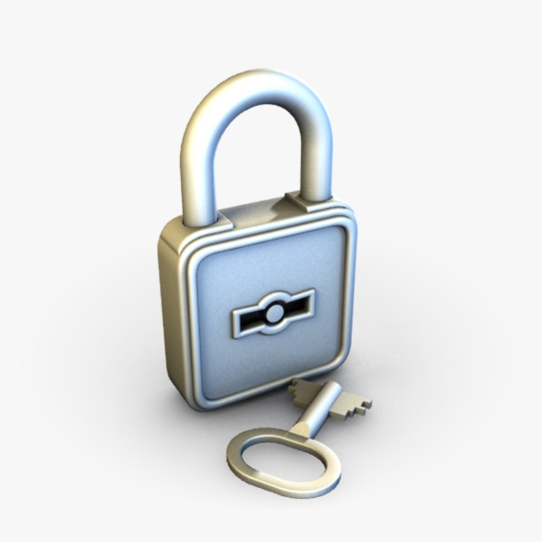 padlock key details dwg