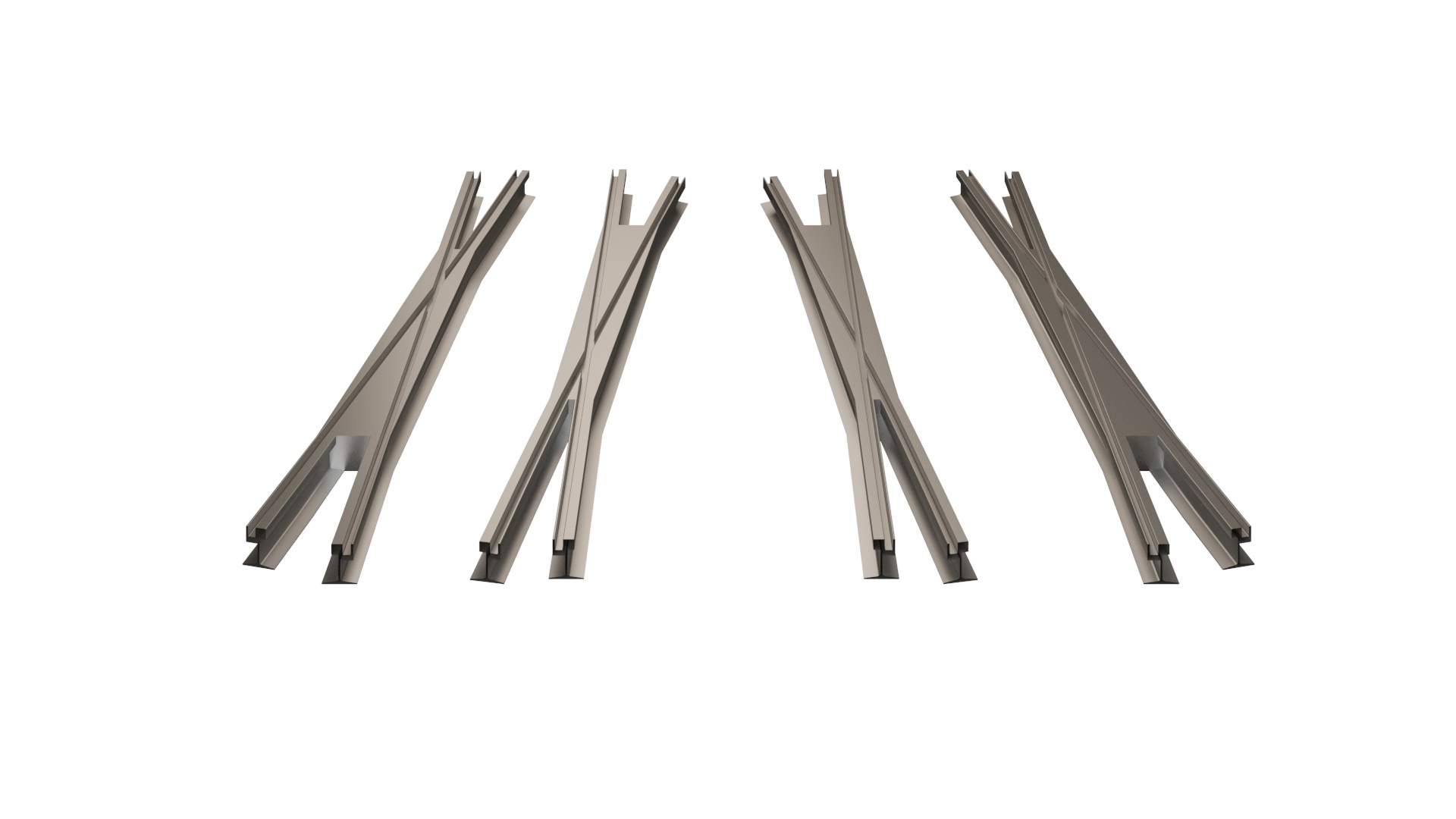 3D Tram Tracks Construction Elements Model - TurboSquid 1961366
