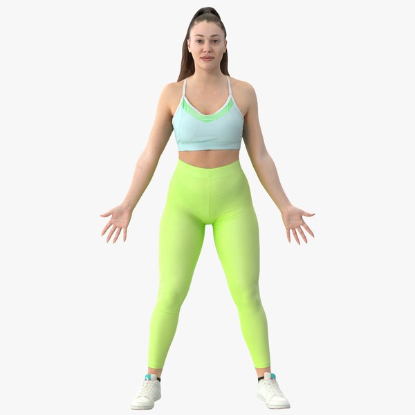 3D Freya Sport A Pose model - TurboSquid 1878928