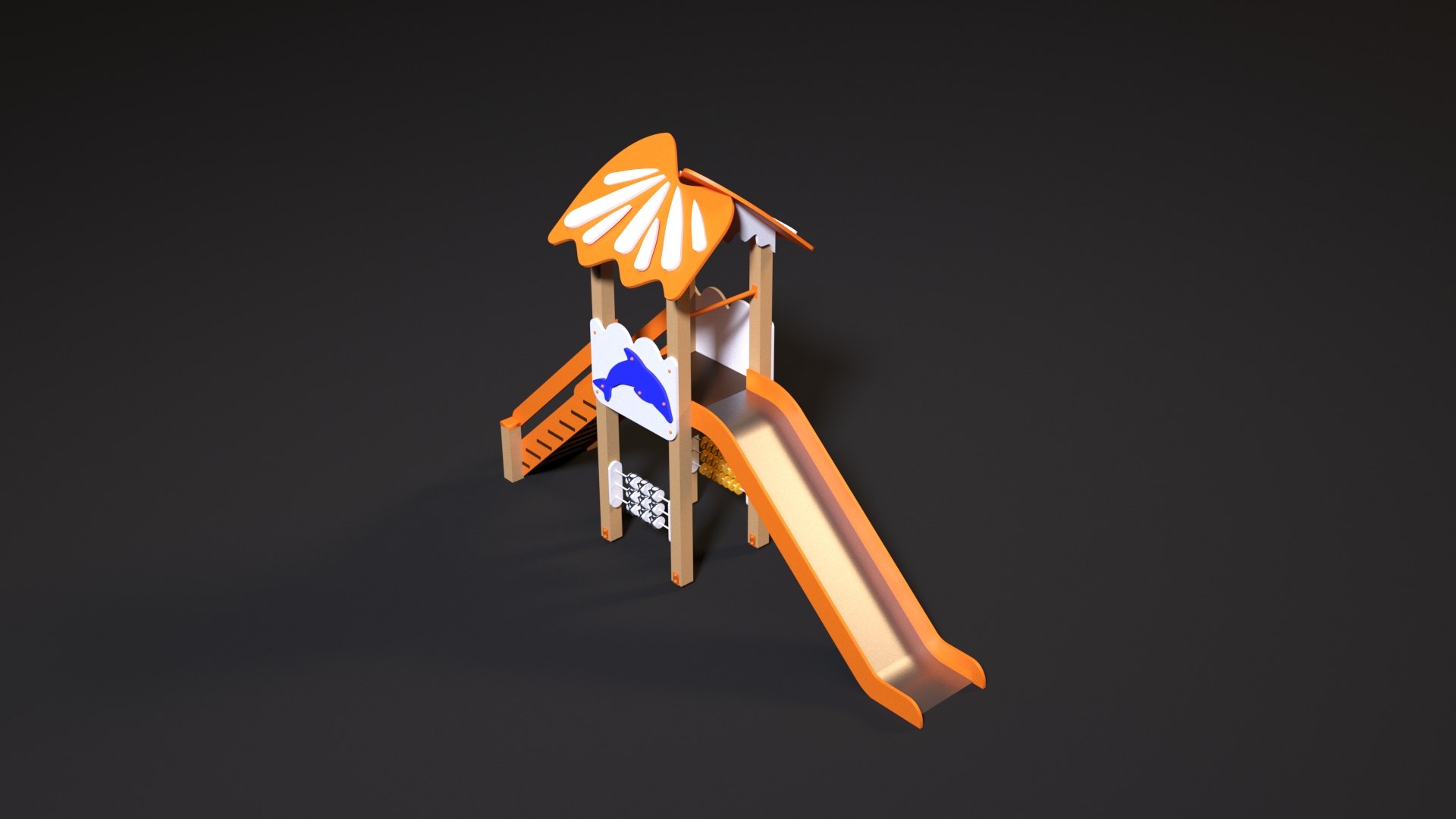 3D Model Childrens Slide - TurboSquid 1777393