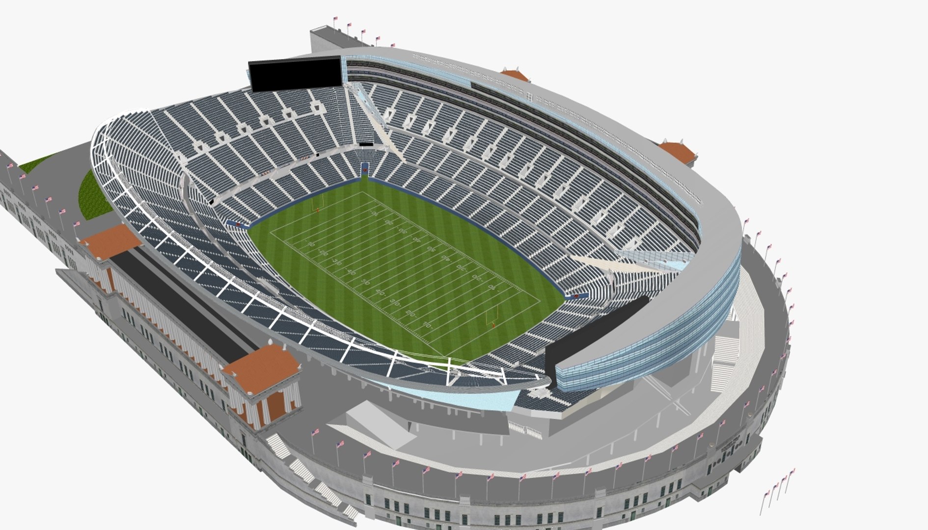Soldier Field 3d 3ds
