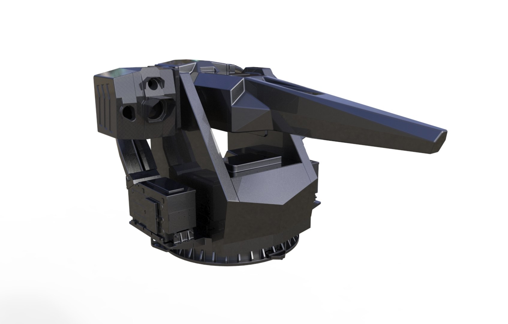 modelo 3d 25 MM Remote Controlled Stabilized Naval Gun System ...
