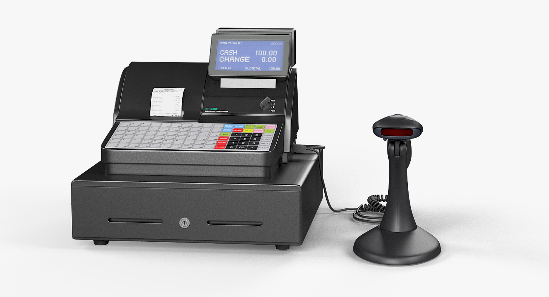 3D Model Cash Register Sam4s - TurboSquid 1206072