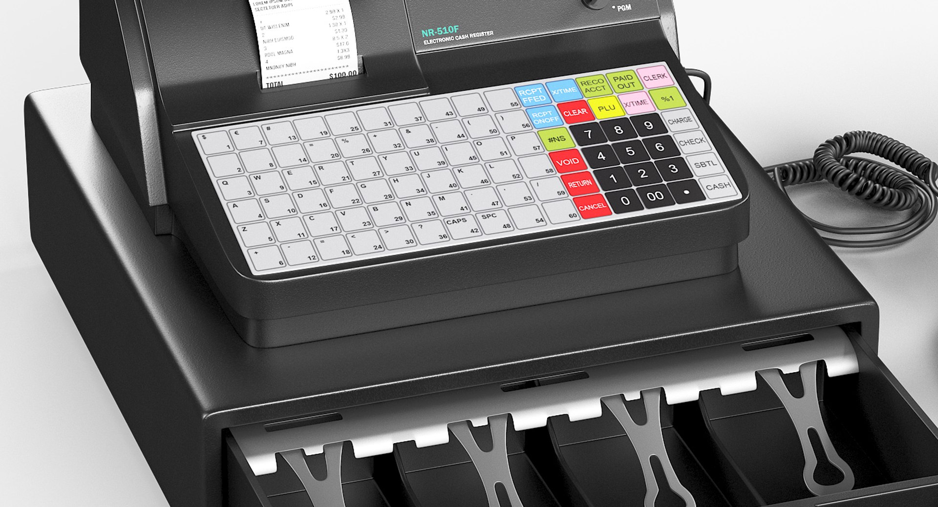 3D Model Cash Register Sam4s - TurboSquid 1206072