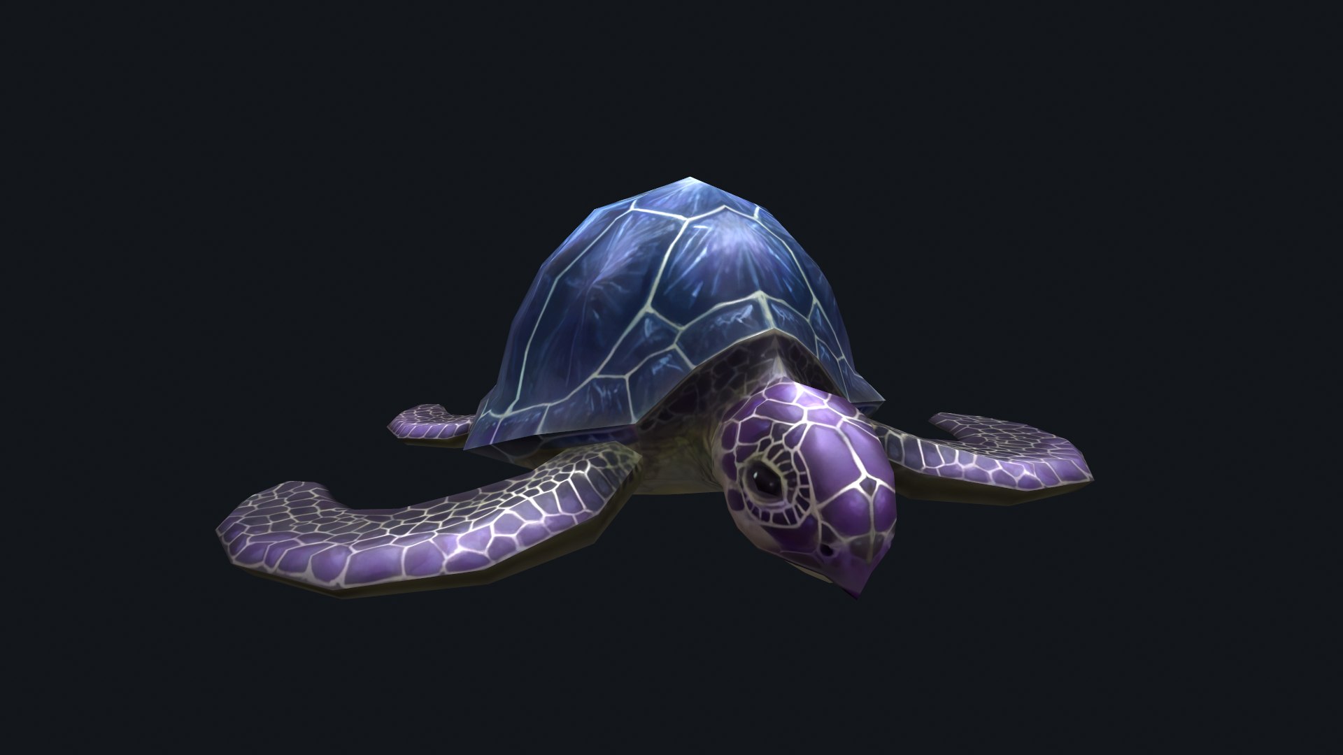 Low-poly Animated Turtle 3D - TurboSquid 2227147