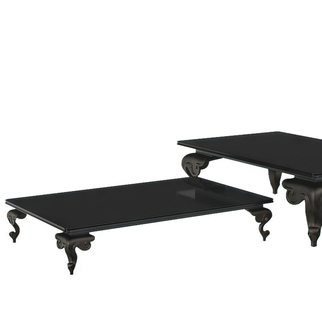 George Rectangular Marble Coffee Table 3D Model - TurboSquid 2160092