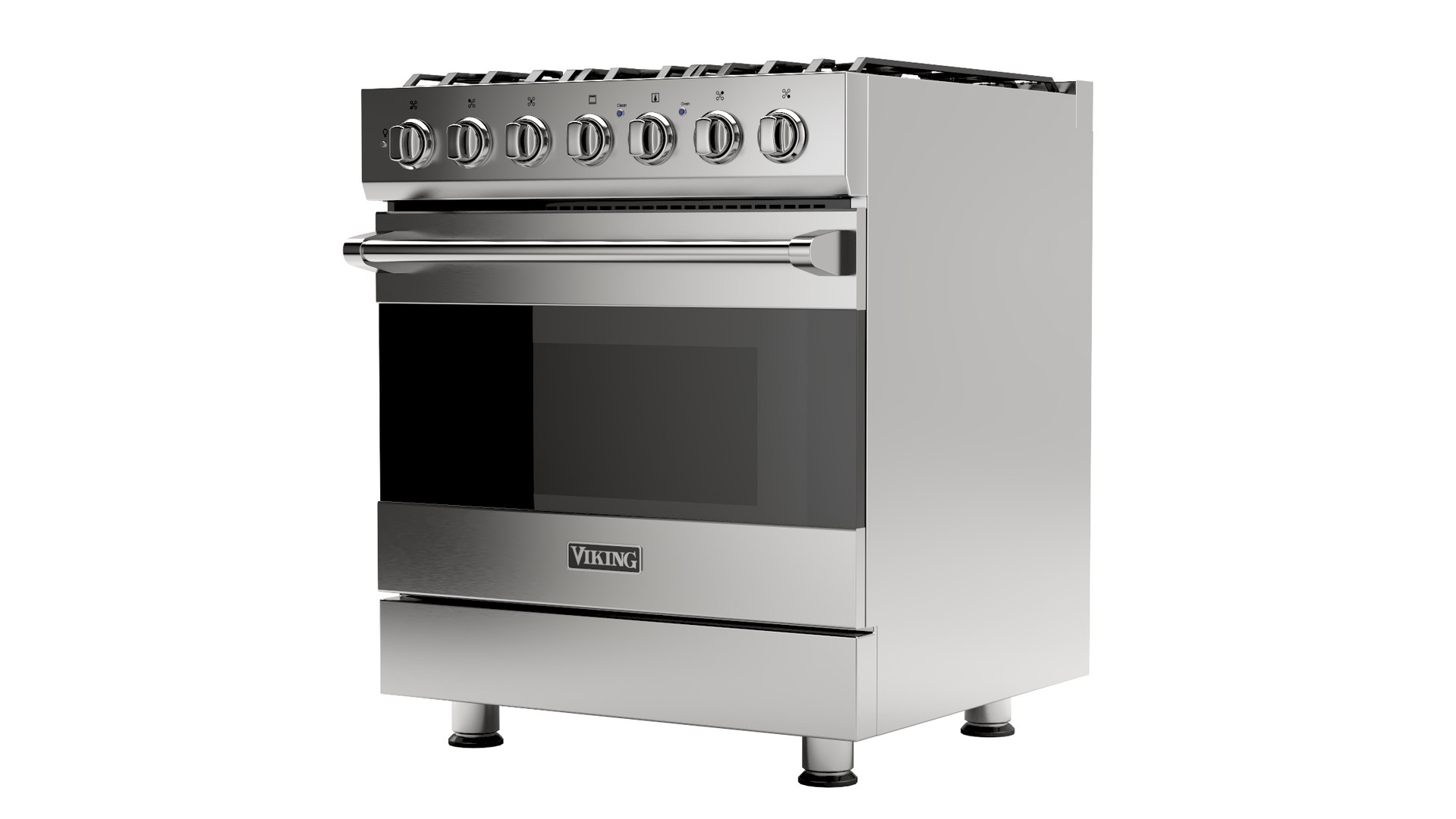 3D Viking 30 Self-Cleaning Dual Fuel Range Model - TurboSquid 2125860