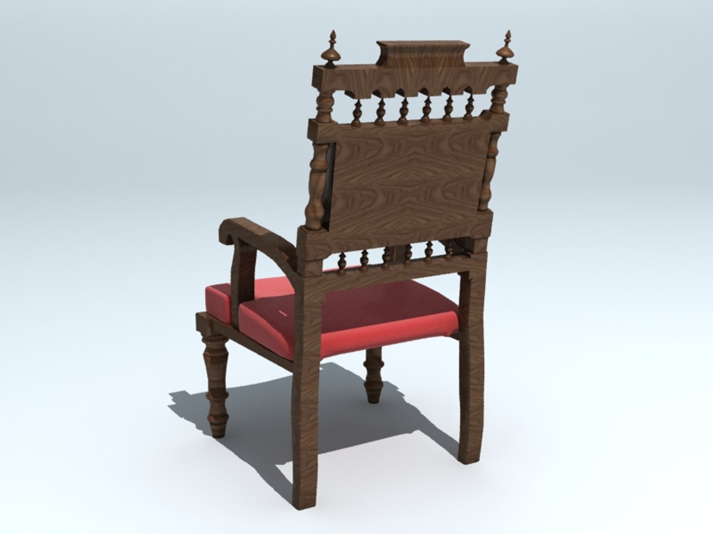 3ds Realistic Neo-romanian Chair