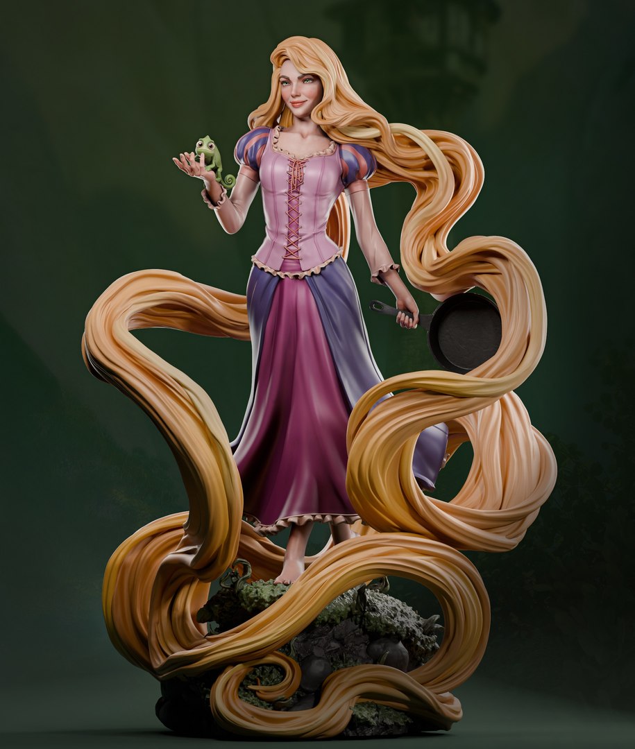 3D Rapunzel Model - TurboSquid 2388159