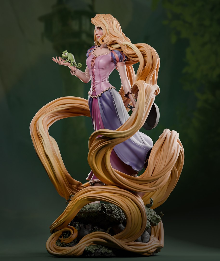 3D Rapunzel Model - TurboSquid 2388159