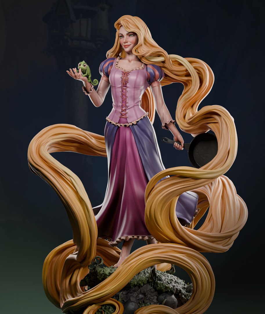 3D Rapunzel Model - TurboSquid 2388159