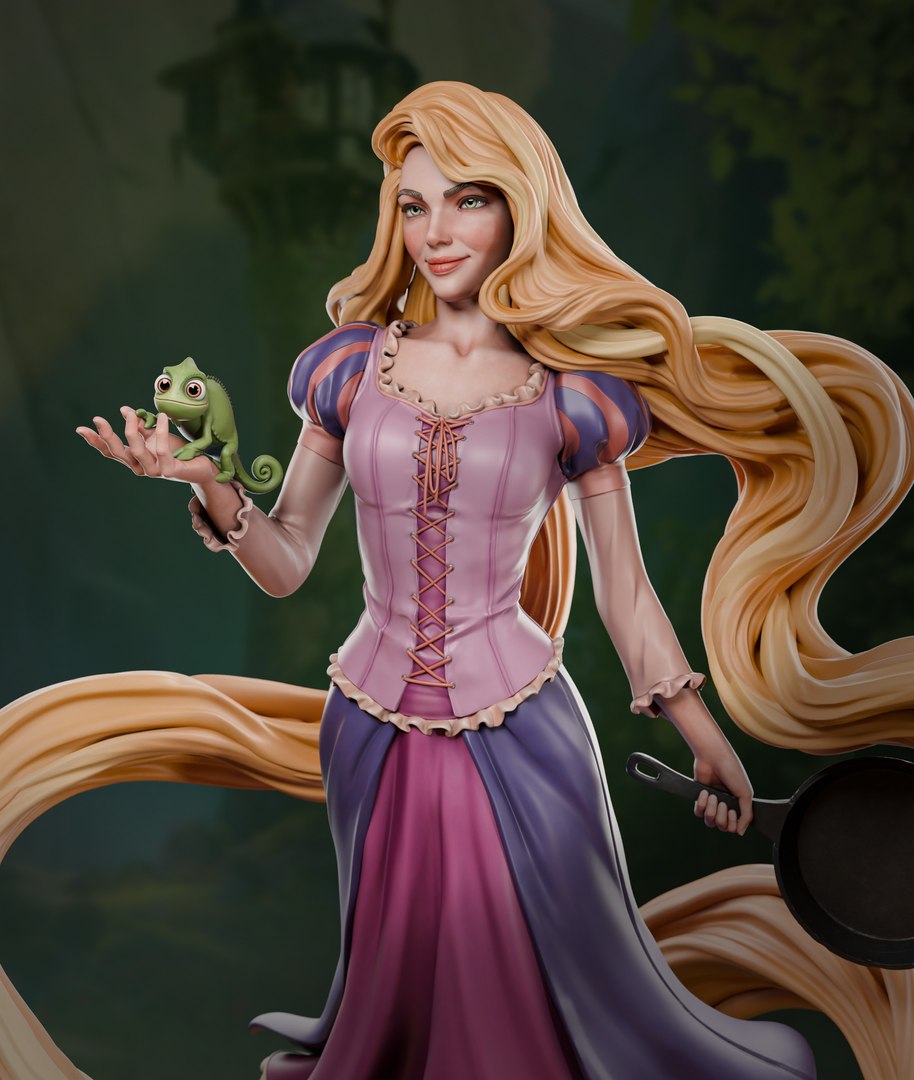 3D Rapunzel Model - TurboSquid 2388159
