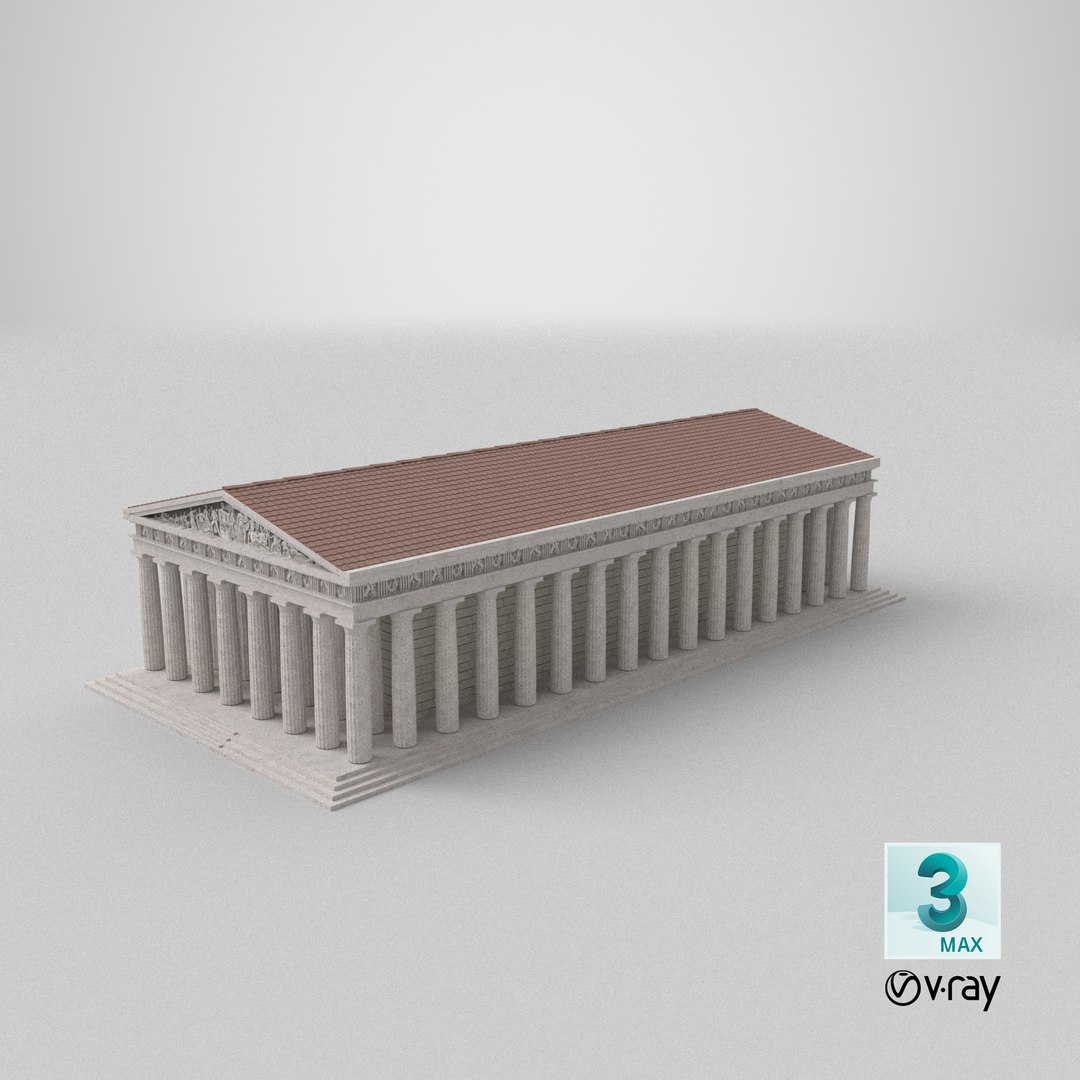 Temple Greek Parthenon 3D - TurboSquid 1678437