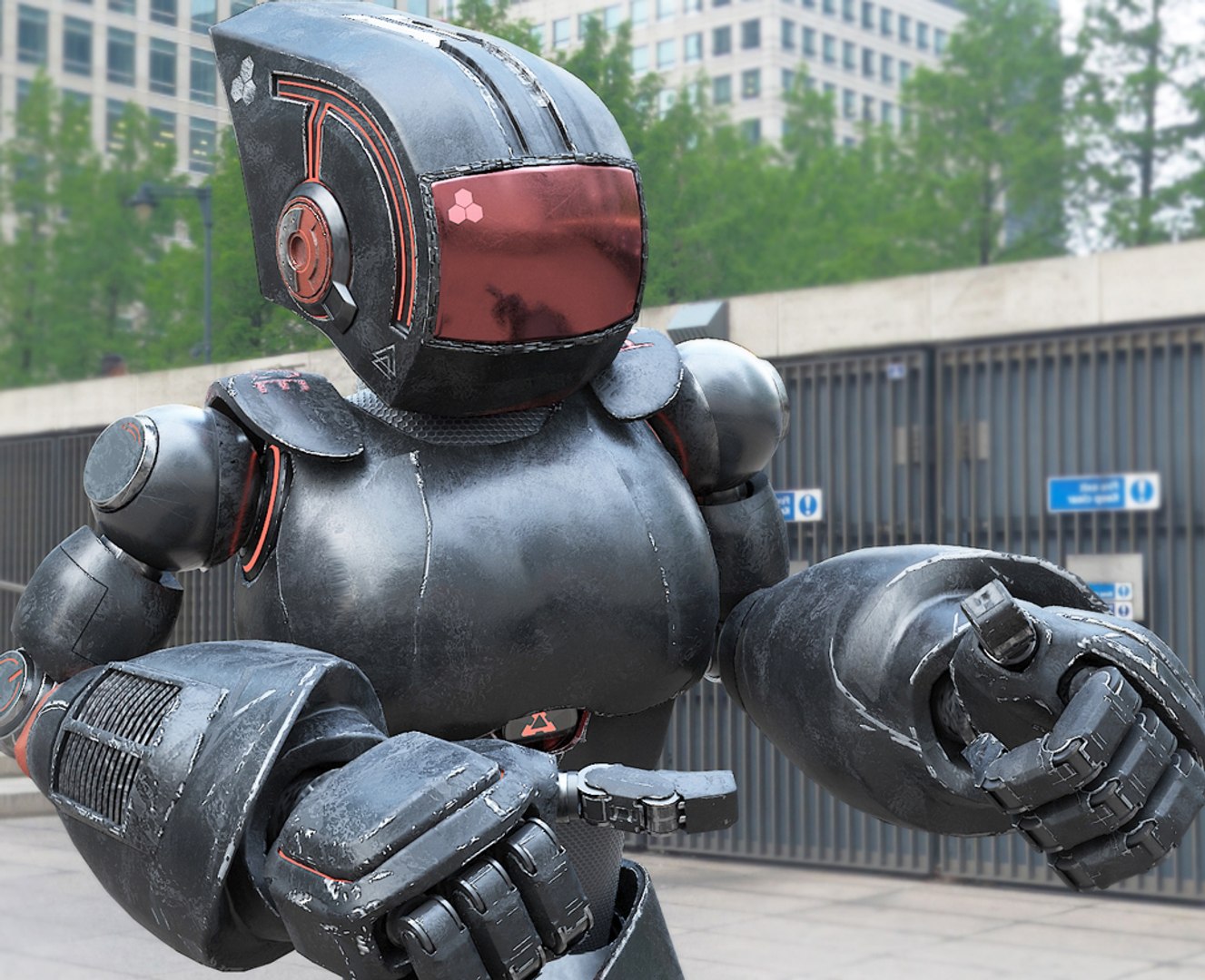 3D Model Robot Alien Character - TurboSquid 1657357