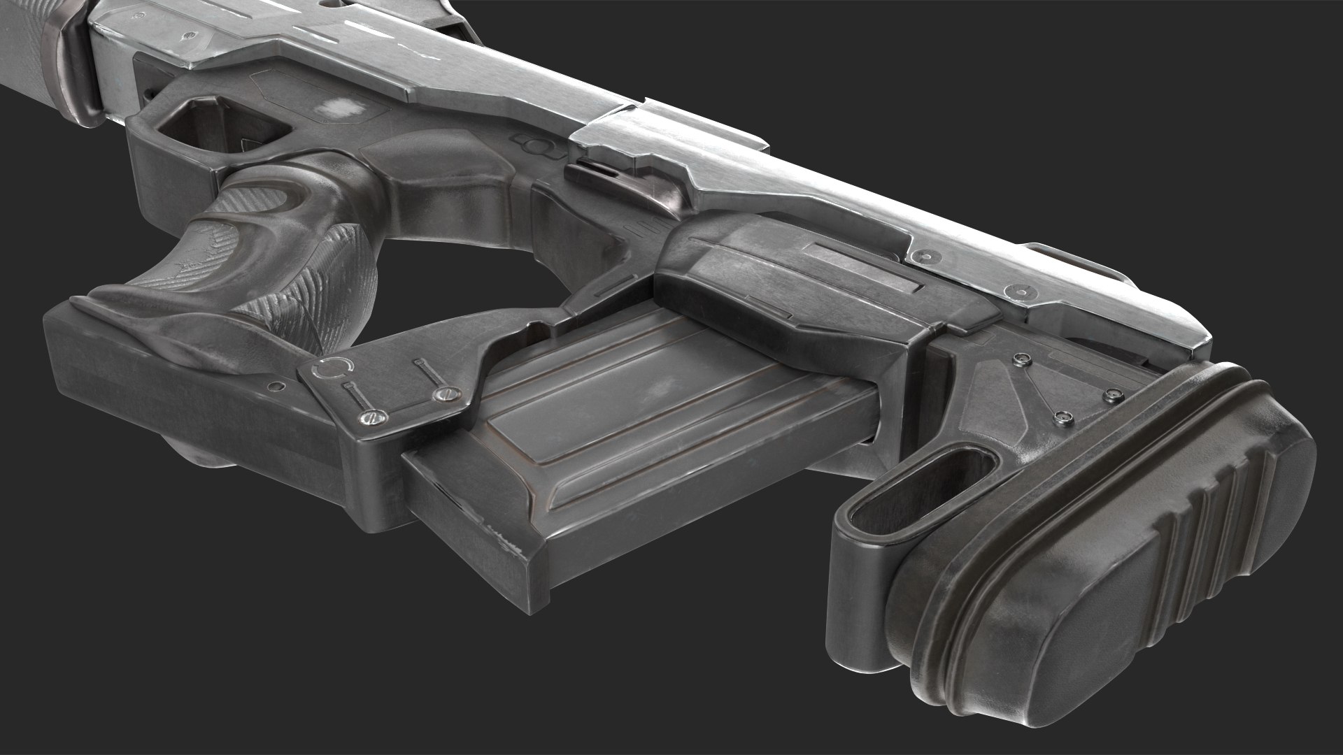 Armored Robot Soldier With Sci-fi Weapon 3D - TurboSquid 2170112