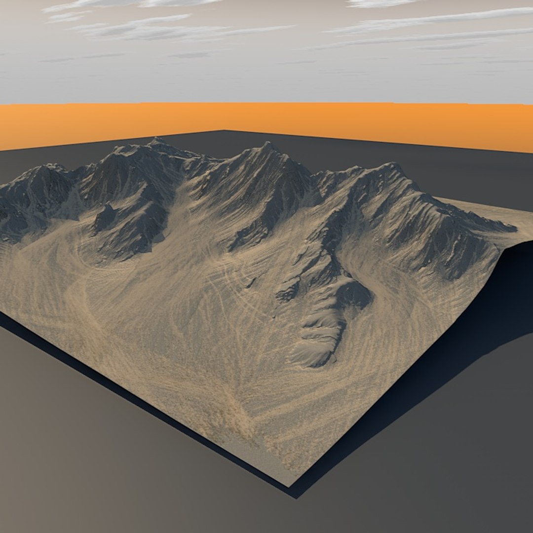 3d 3ds mountain maps terrain