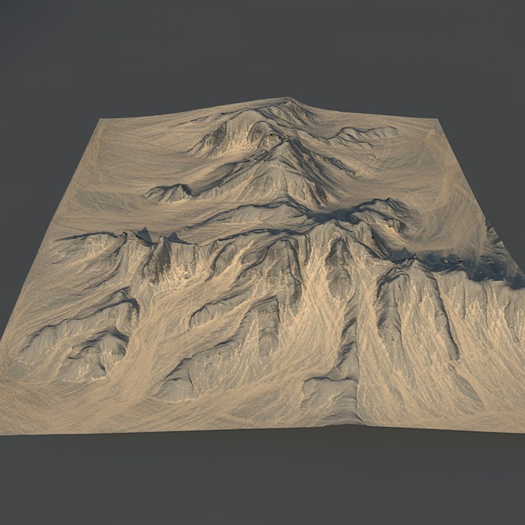 3d 3ds mountain maps terrain