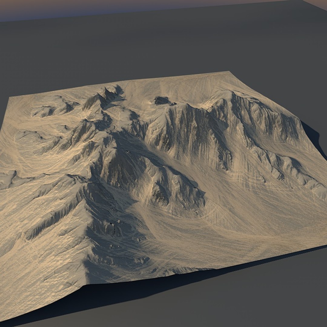 3d 3ds mountain maps terrain