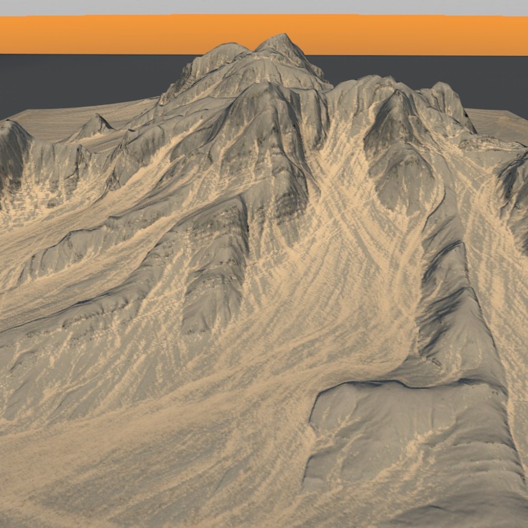 3d 3ds mountain maps terrain