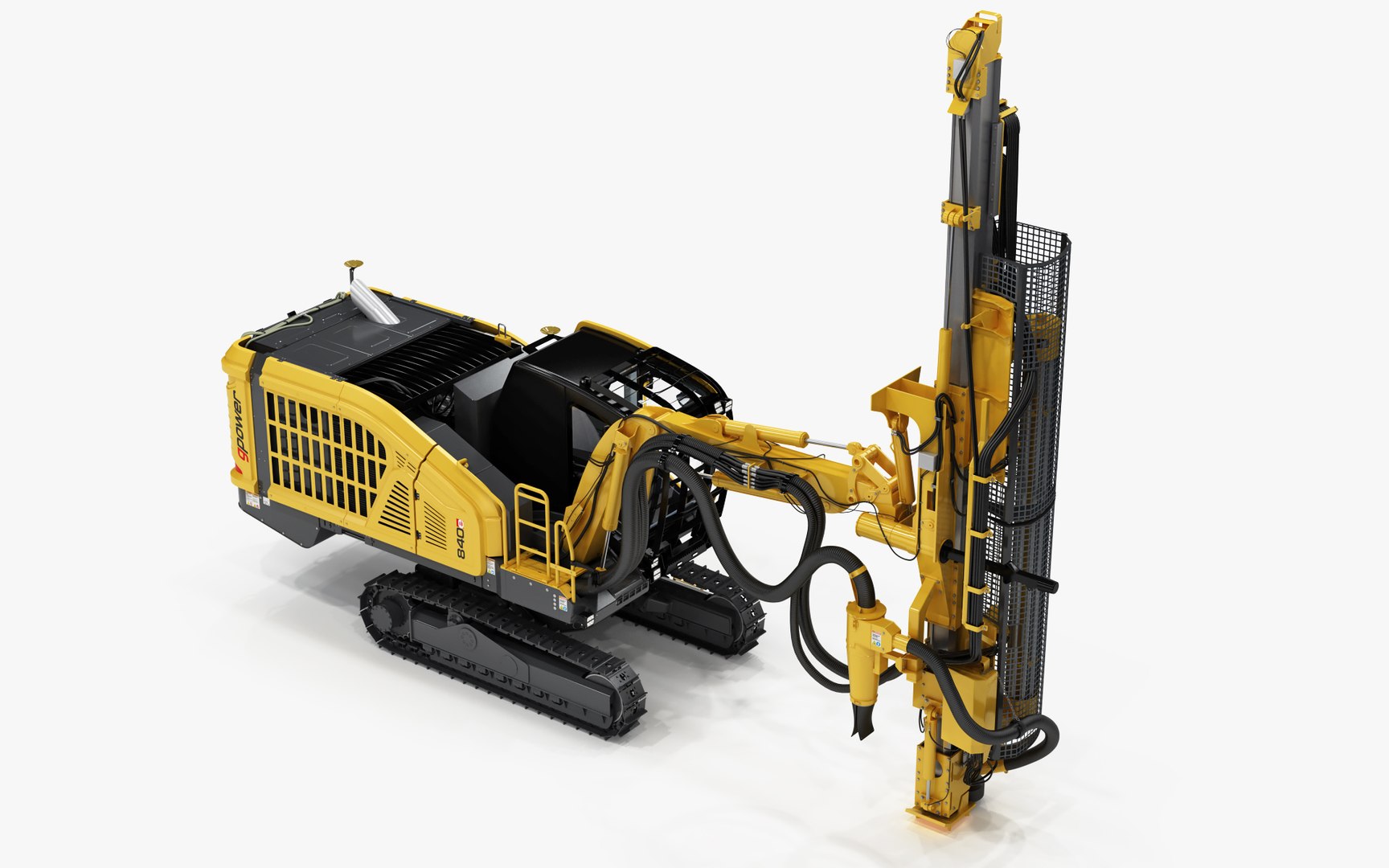 3D Surface Top Hammer Drill Rig model - TurboSquid 2094641