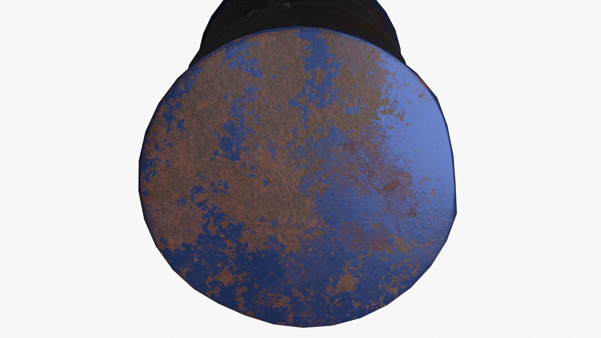 Oil Barrel Blue Leaking Clean 3D Model - TurboSquid 2041445