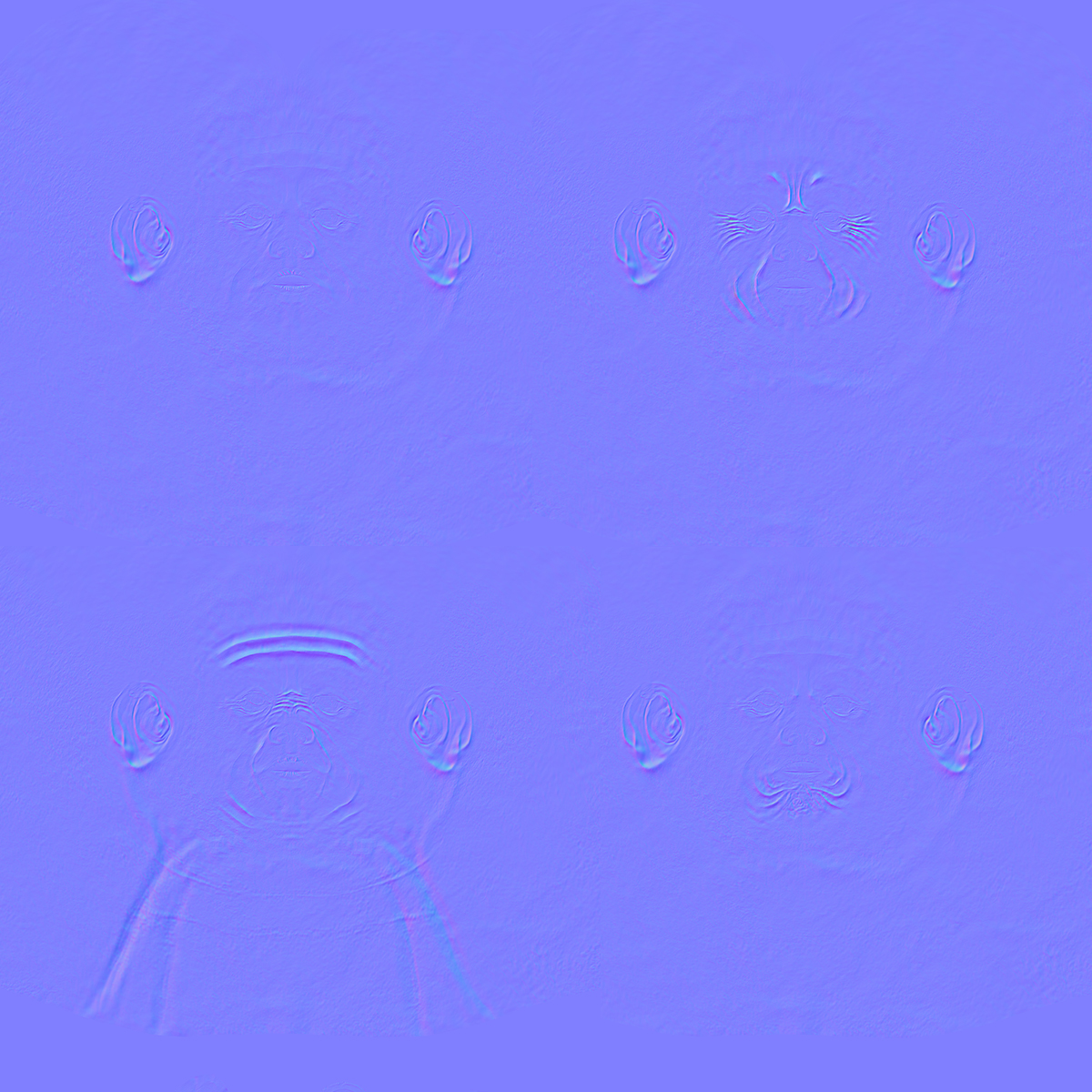 3d model of rig based facs