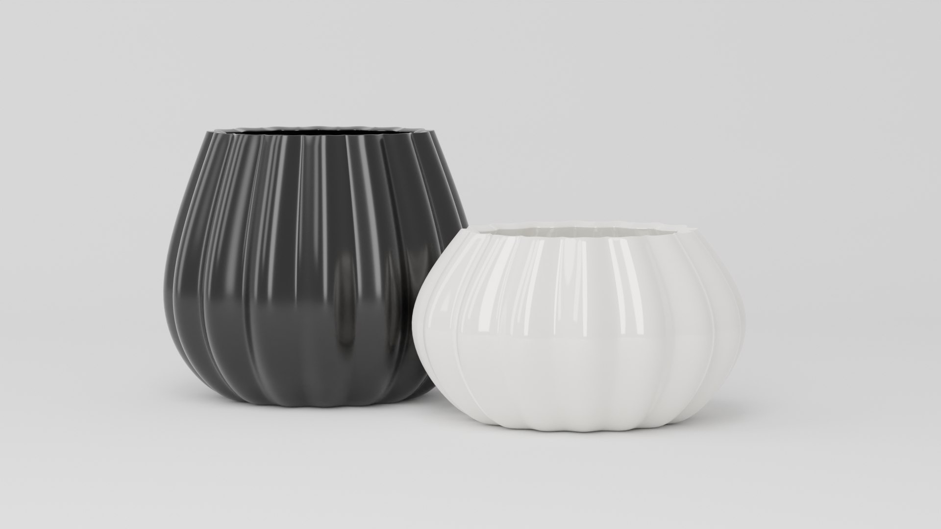 Realistic Modern Vase With Two Colors 3D Model - TurboSquid 2216003
