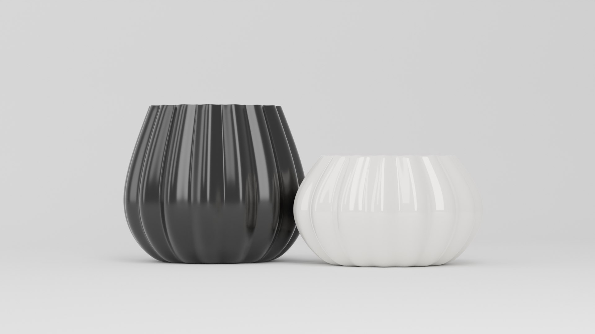Realistic Modern Vase With Two Colors 3D Model - TurboSquid 2216003