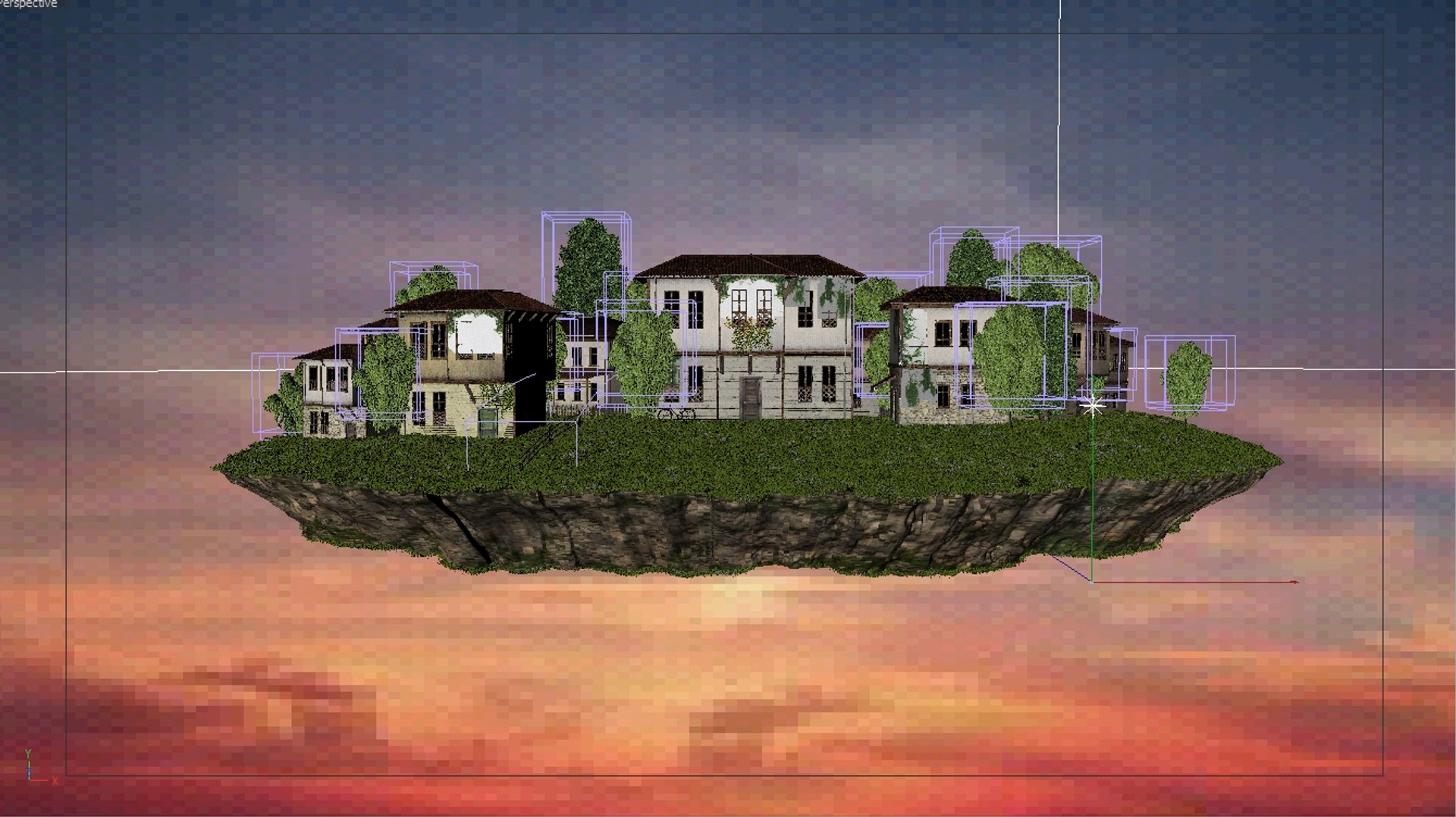 3D Island Scene - TurboSquid 1325351