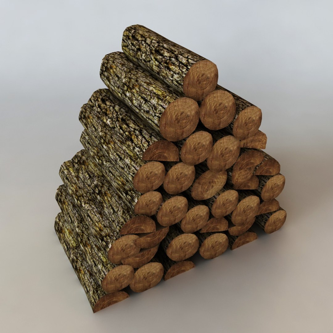 obj firewood modelled