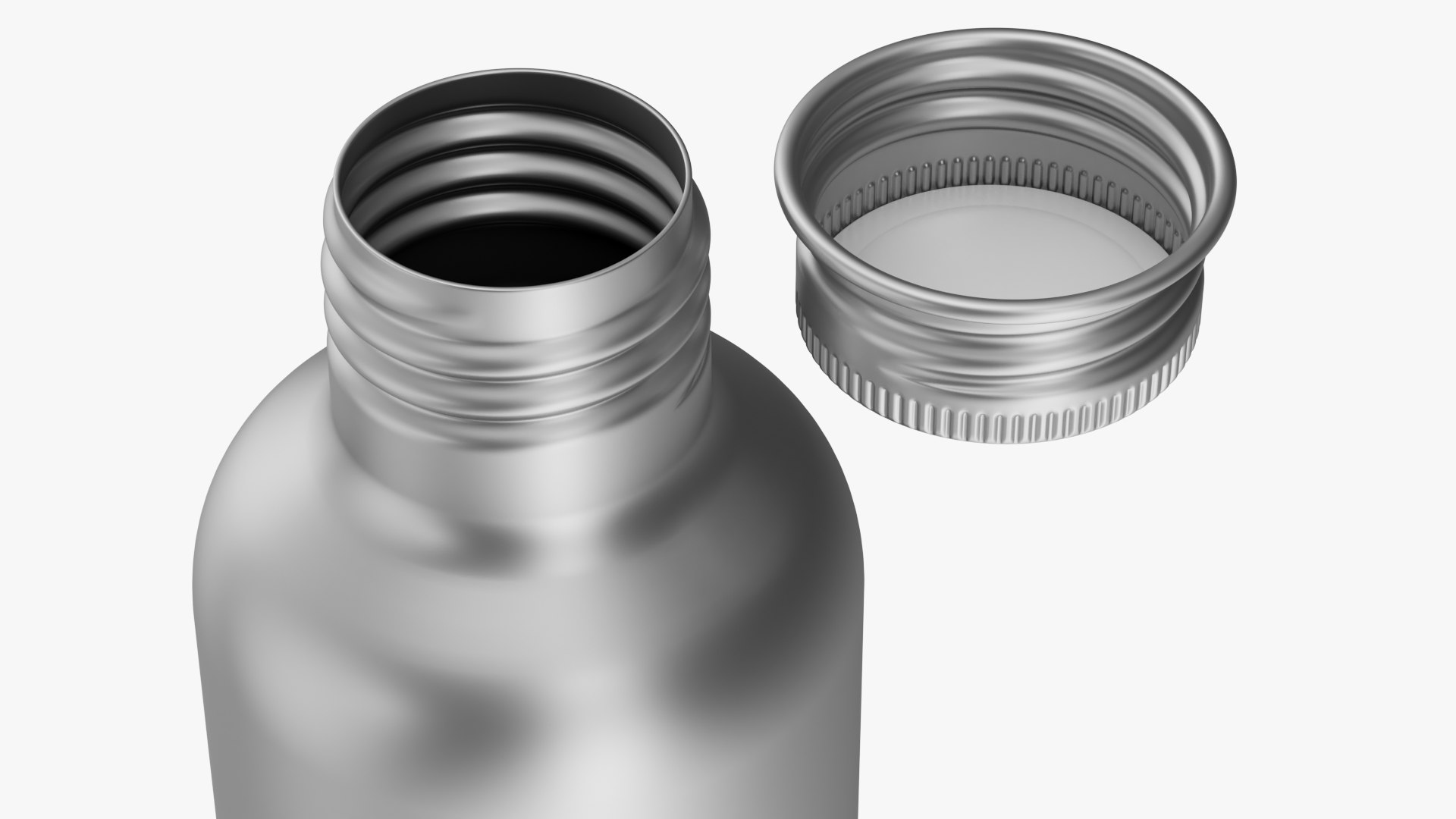 3D Model 150ml Aluminium Bottle Cap - TurboSquid 1504828