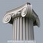 Ionic Column Corner Obj