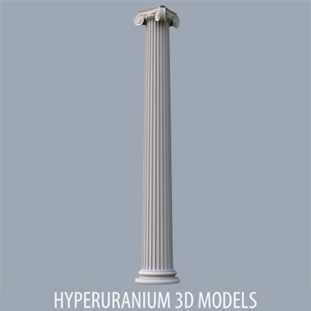 Ionic Column Corner Obj