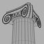 Ionic Column Corner Obj
