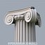 Ionic Column Corner Obj