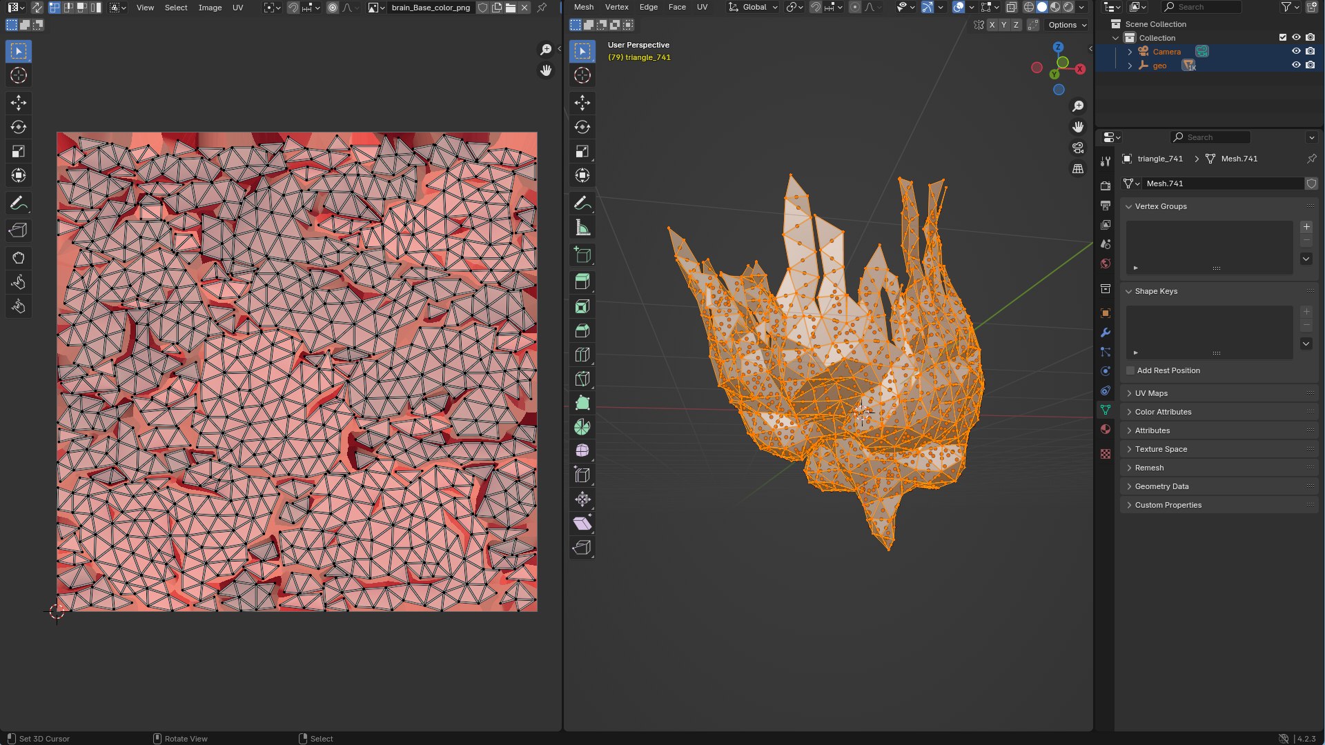 Origami Human Brain Unfolding Growing Animation Model - TurboSquid 2351340