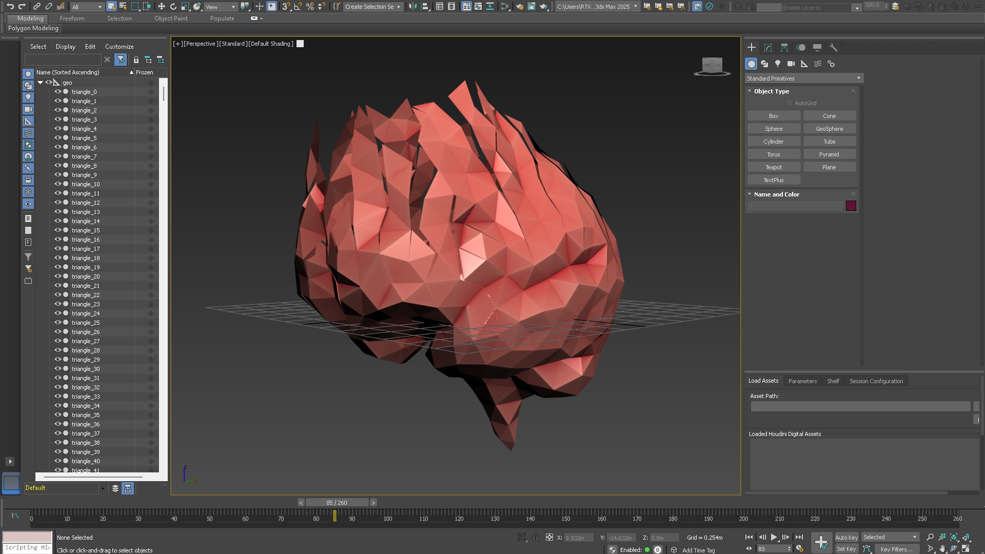 Origami Human Brain Unfolding Growing Animation Model - TurboSquid 2351340