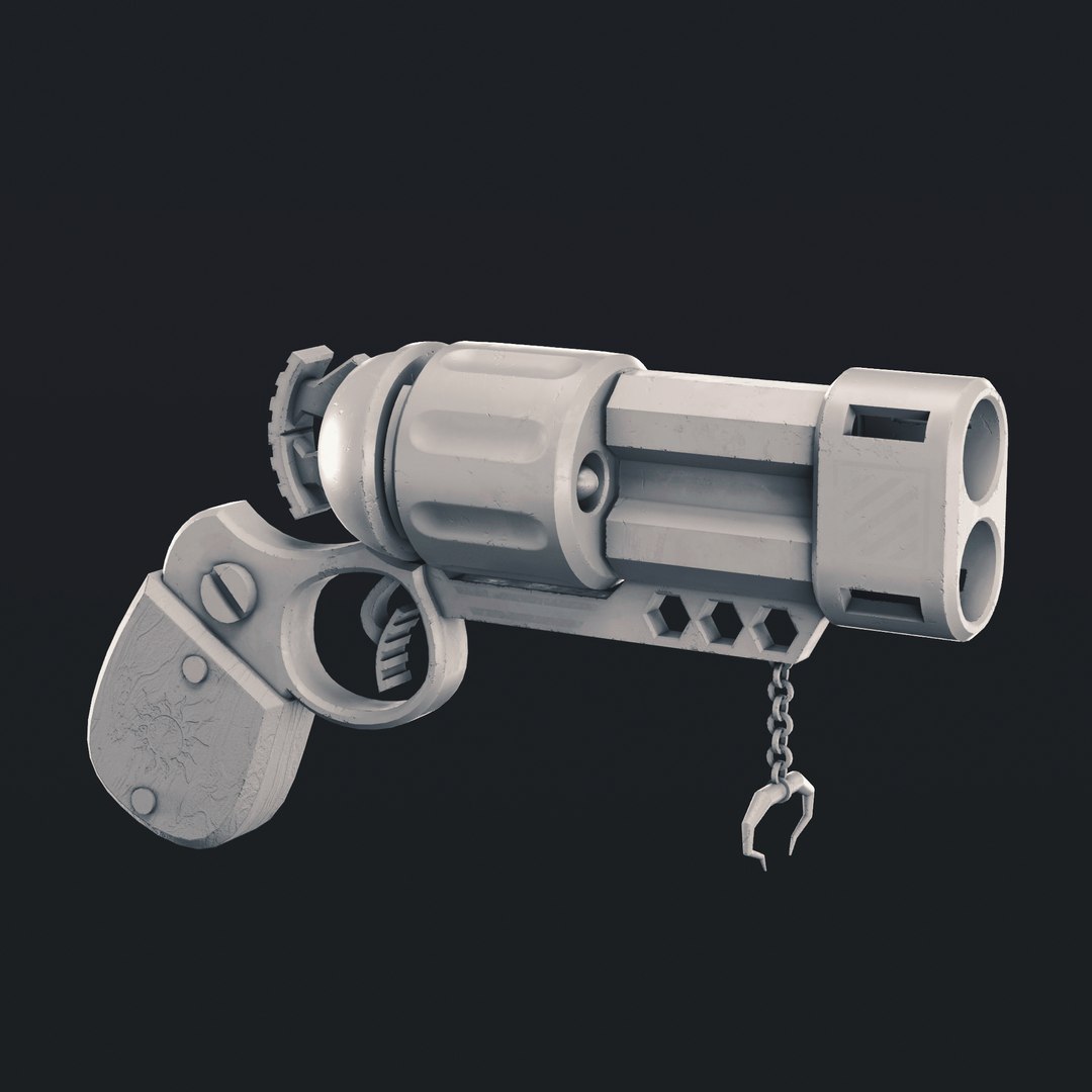 3D Handgun 01 - TurboSquid 2369185