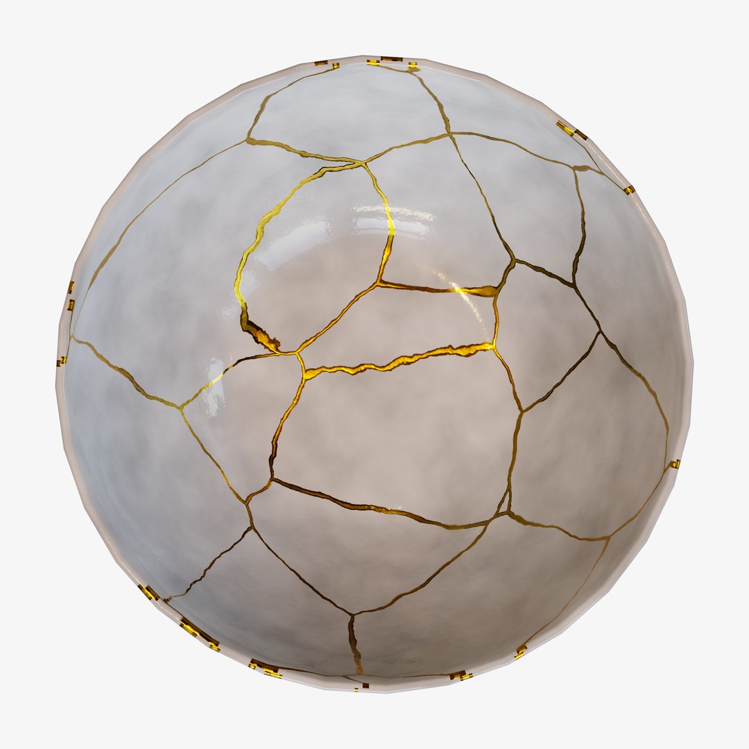 Large Bowl Kintsugi 3D - TurboSquid 1523038