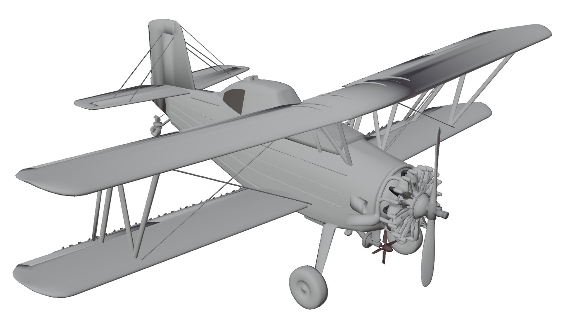 modelo 3d Grumman G-164 AgCat - TurboSquid 2243690
